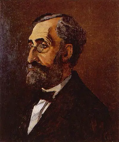 Portrait of a Man, Adolphe Monet by Claude Monet